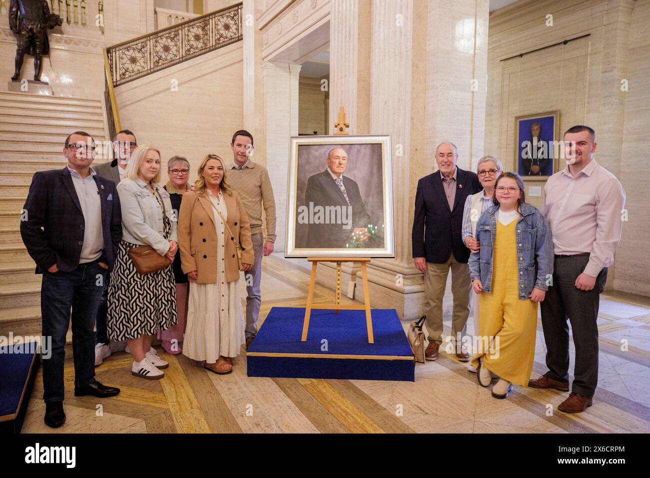 Former Stormont Assembly speaker Mitchel McLaughlin, his wife Marylou ...