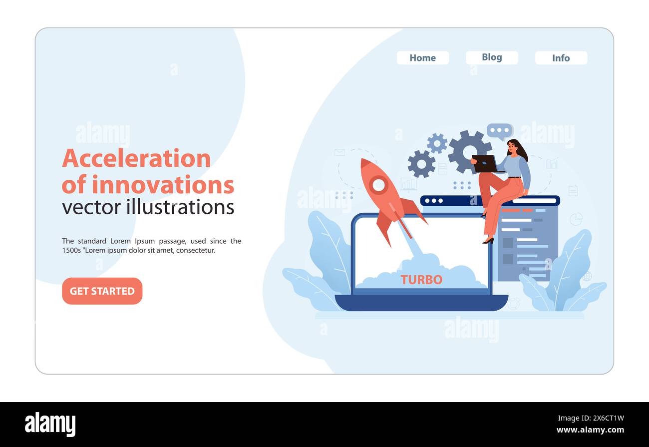 Digital Business concept. Woman integrates advanced technology for ...