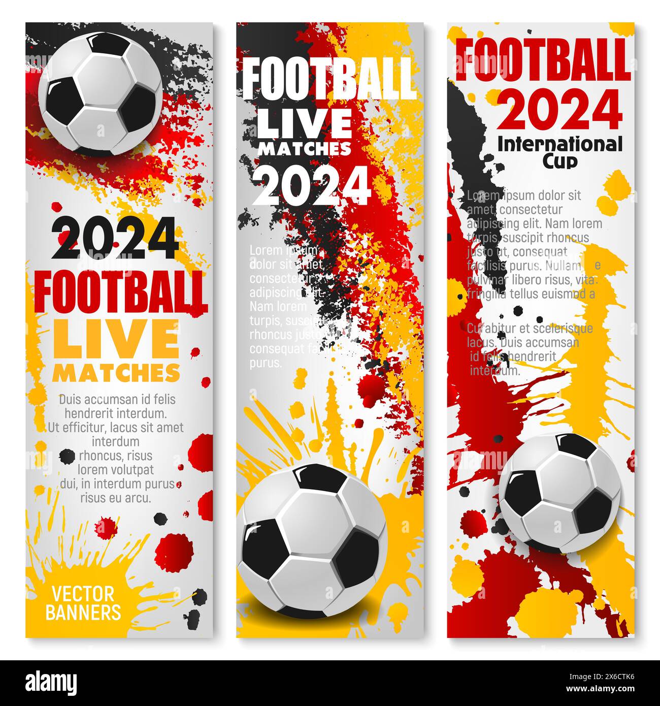 Euro 2024 germany Stock Vector Images - Alamy