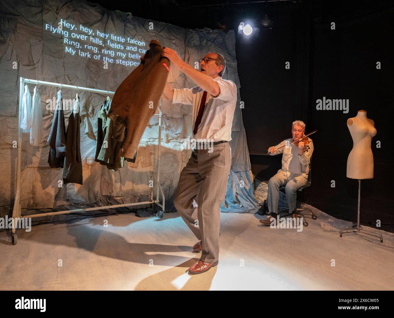 The Finborough Theatre, London, UK. 14th May, 2024. Dogstar Theatre’s award-winning one-man show ...