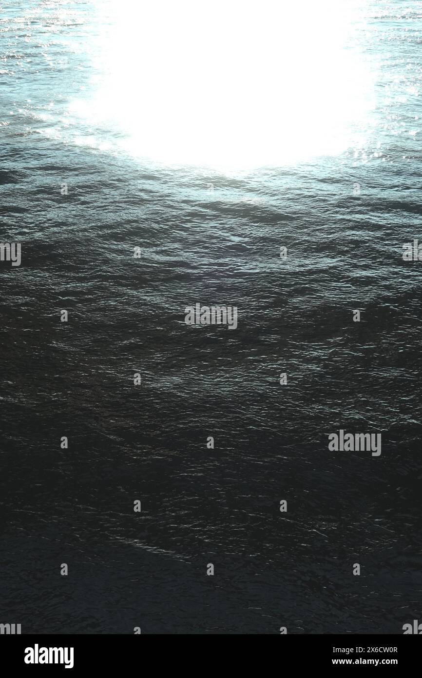 Extreme sun glint glimmers over the breaking point of a large and ...