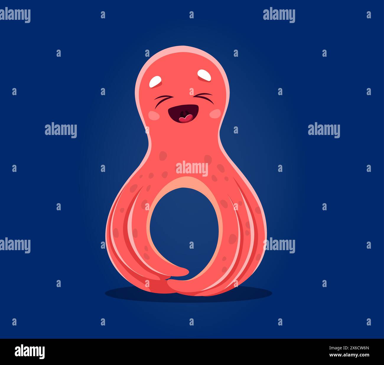 Underwater sea animals in font or undersea type, number 8 cartoon ...