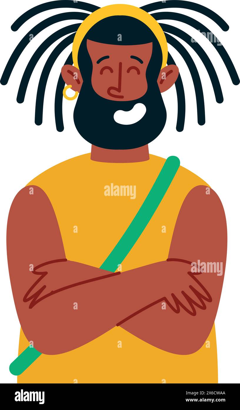 reggae man cartoon isolated design Stock Vector Image & Art - Alamy