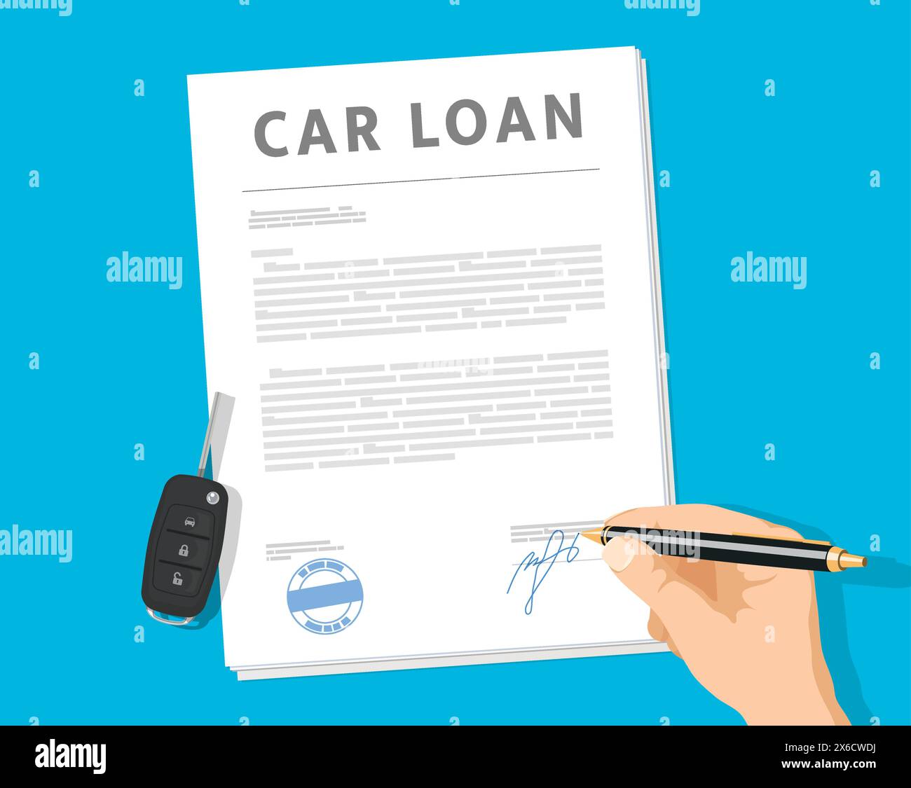 Purchasing paper Stock Vector Images - Alamy