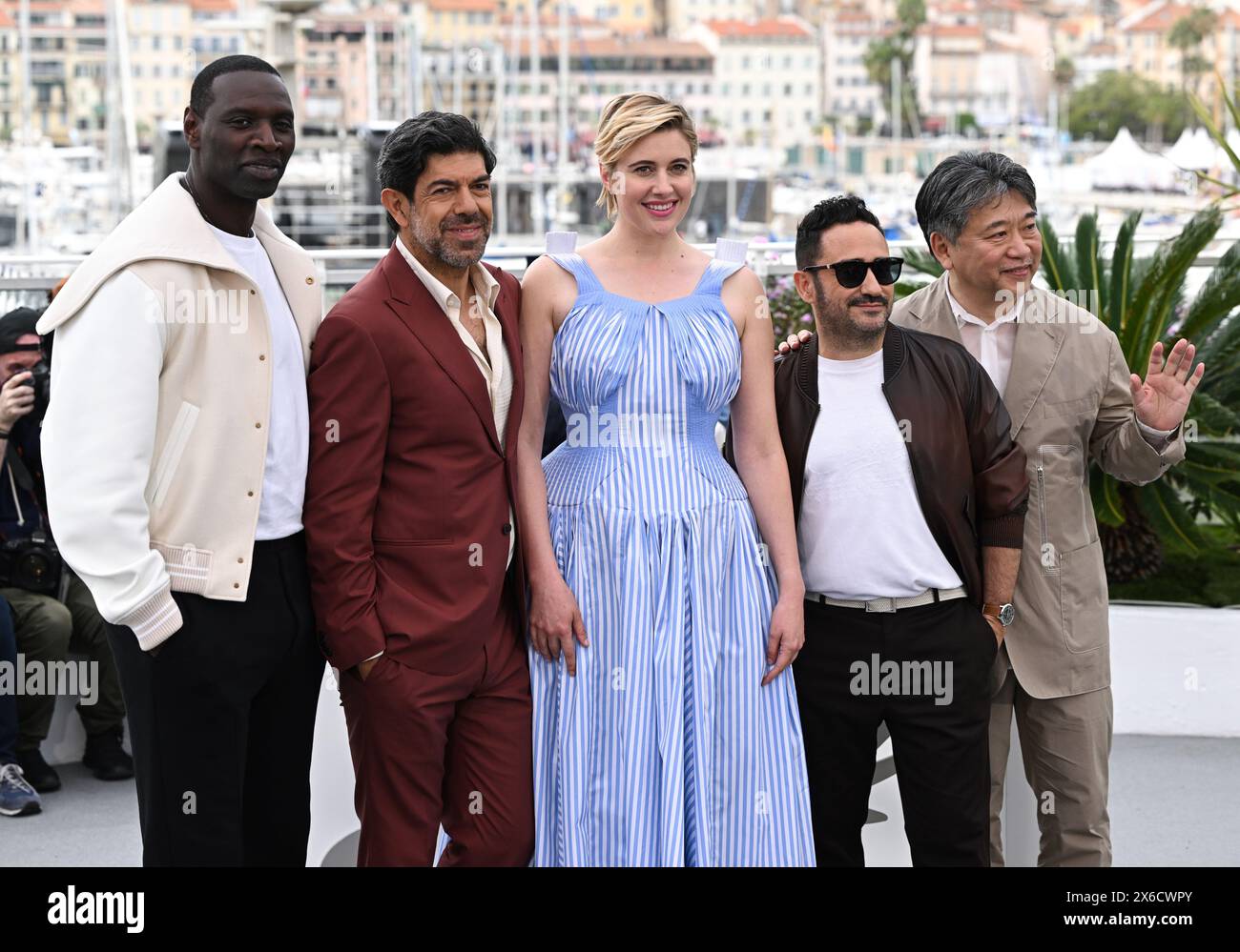 London, UK. May 14th, 2024. Omar Sy, Pierfrancesco Favino, Greta Gerwig ...