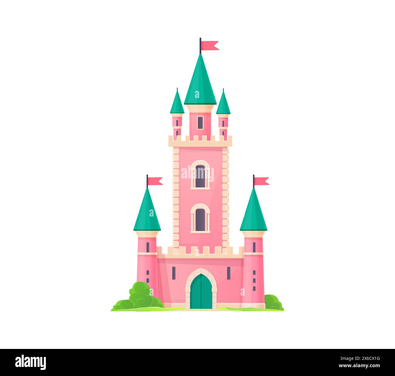 Architecture crenellated Stock Vector Images - Alamy