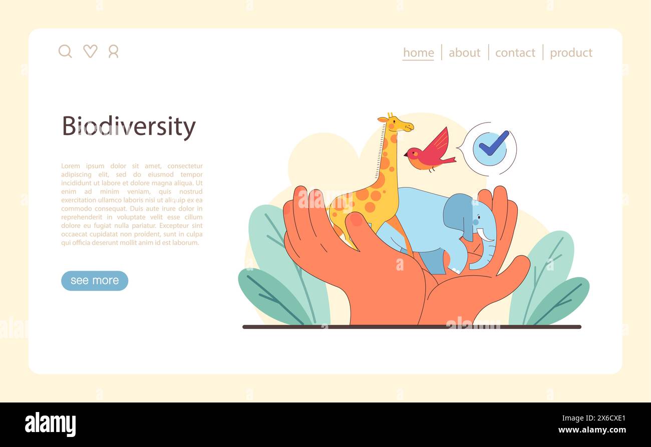 Earth's biological variety. Hands Cherishing diverse animal species ...