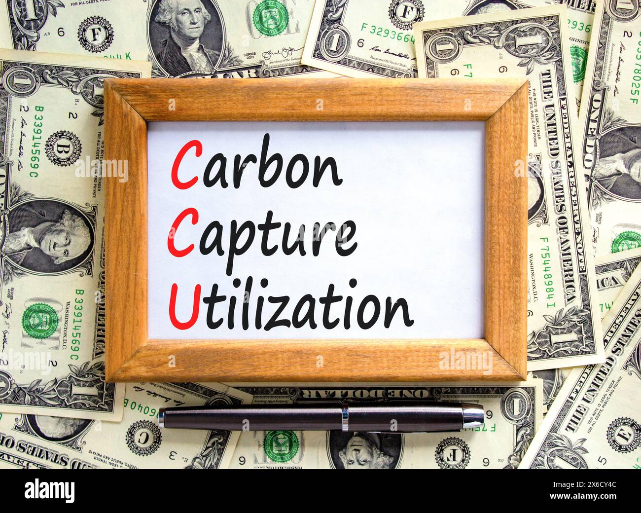 Ccu Carbon Capture Utilization Symbol Concept Words Ccu Carbon Capture
