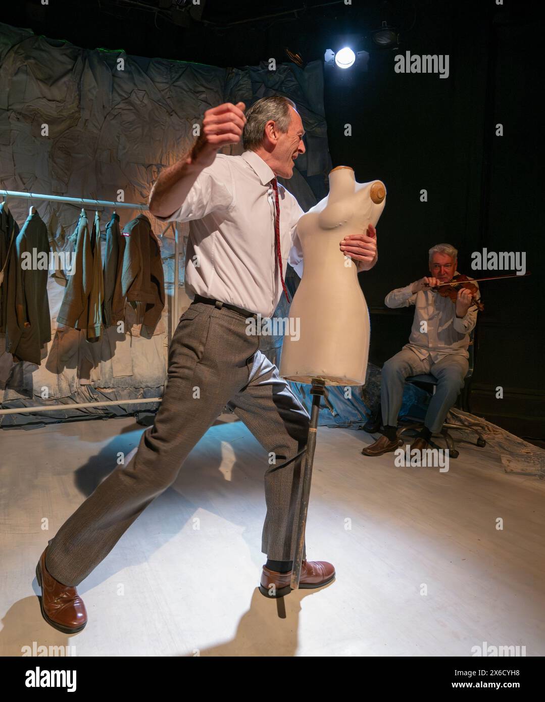 The Finborough Theatre, London, UK. 14th May, 2024. Dogstar Theatre’s award-winning one-man show ...