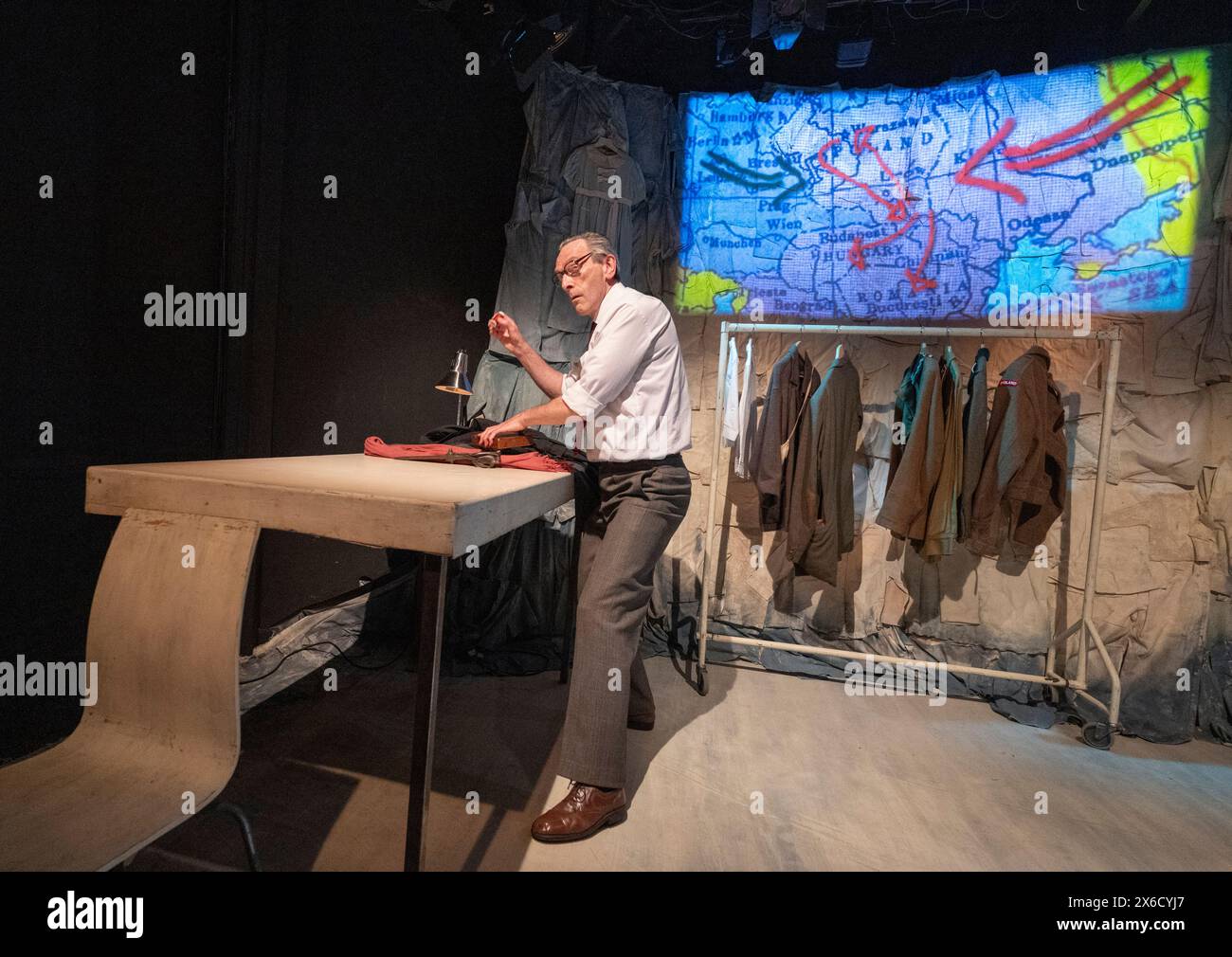The Finborough Theatre, London, UK. 14th May, 2024. Dogstar Theatre’s ...