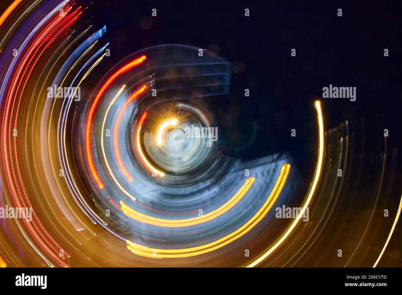 Vivid light trails hi-res stock photography and images - Alamy