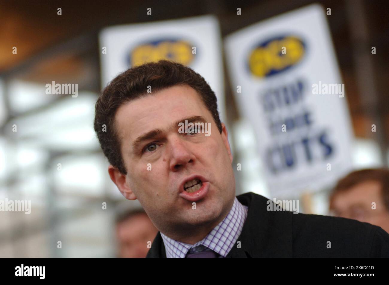 PCS Rally at the Welsh Assembly, Wednesday 25/10/06. General Secretary ...