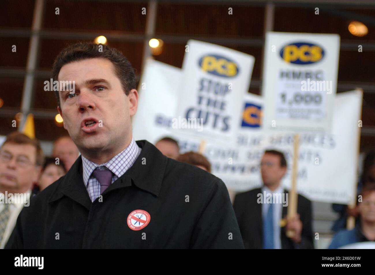 PCS Rally at the Welsh Assembly, Wednesday 25/10/06. General Secretary ...