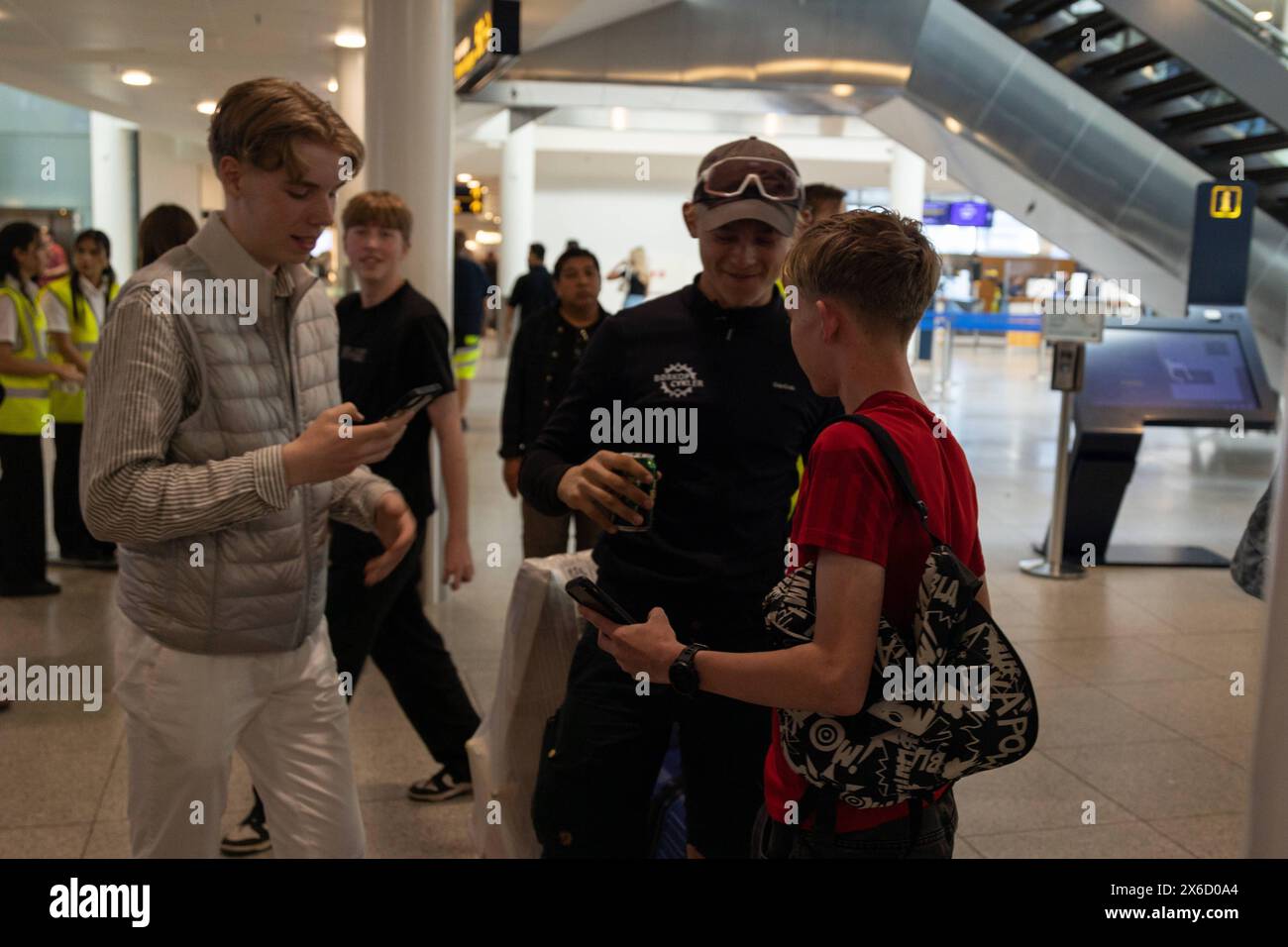 TikToker and YouTuber Oliver Haubro Hvam, aka Bruhliver, arrives at ...