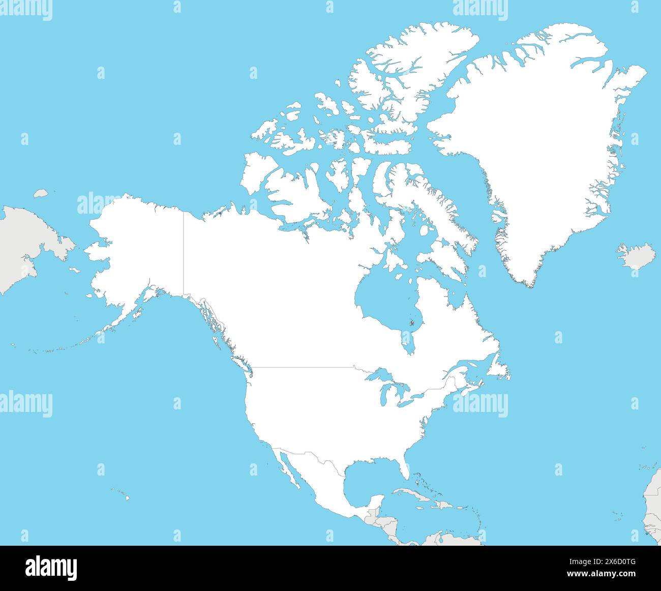 Greenland political map hi-res stock photography and images - Alamy
