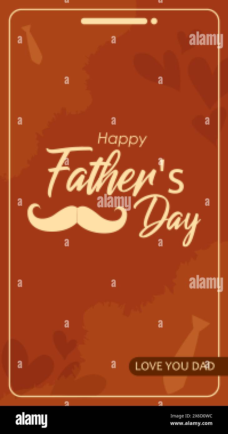 illustration of holiday greetings background for Happy Father s Day ...