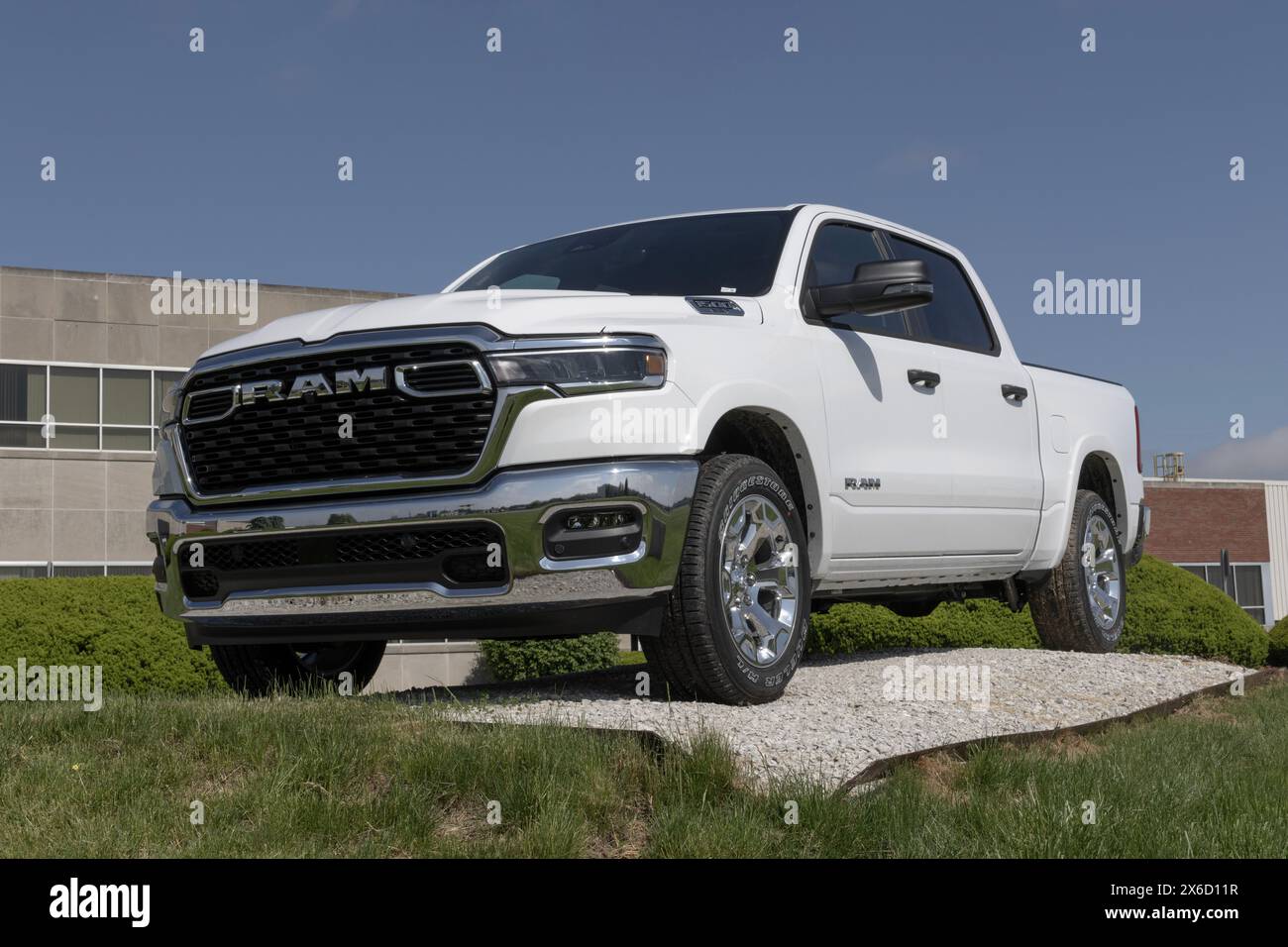 Kokomo - May 5, 2024: Ram 1500 SST display at the Stellantis ...
