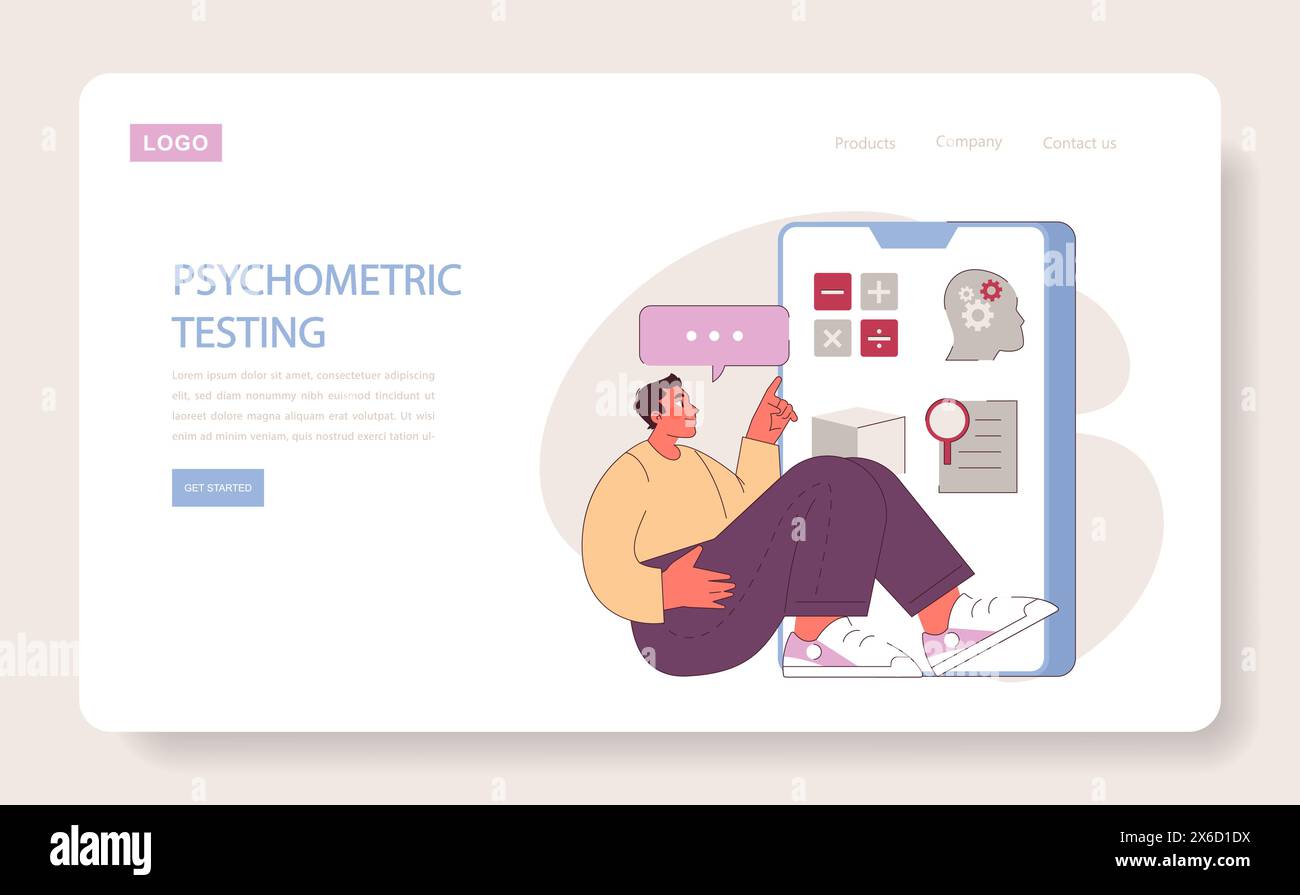 Psychometric Testing concept. Assessing cognitive abilities and ...
