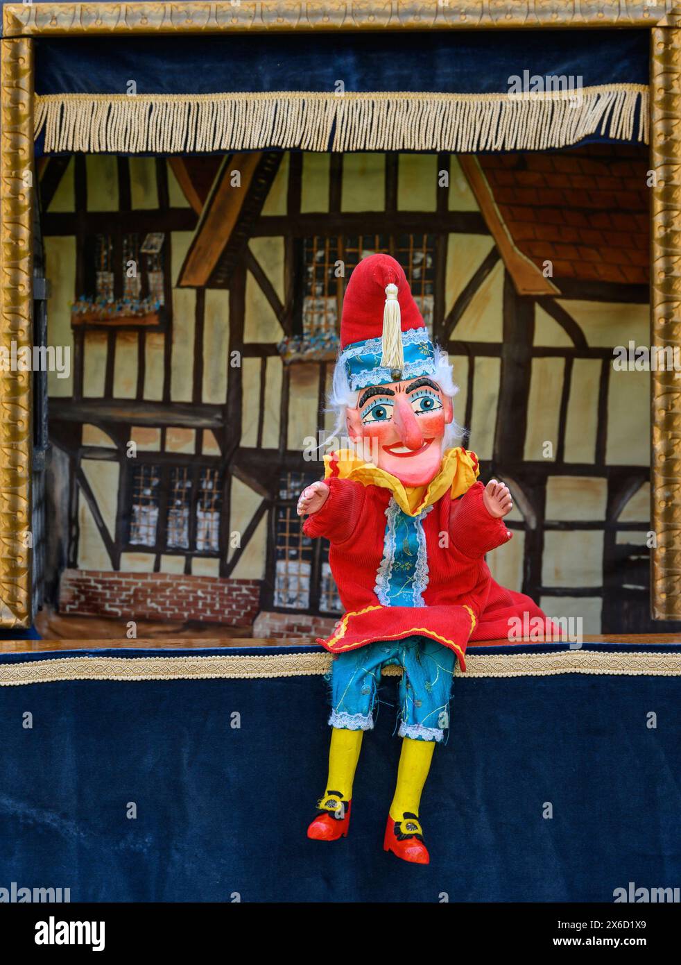Mr Punch puppet at the Covent Garden May Fayre and Puppet Festival. 12 ...