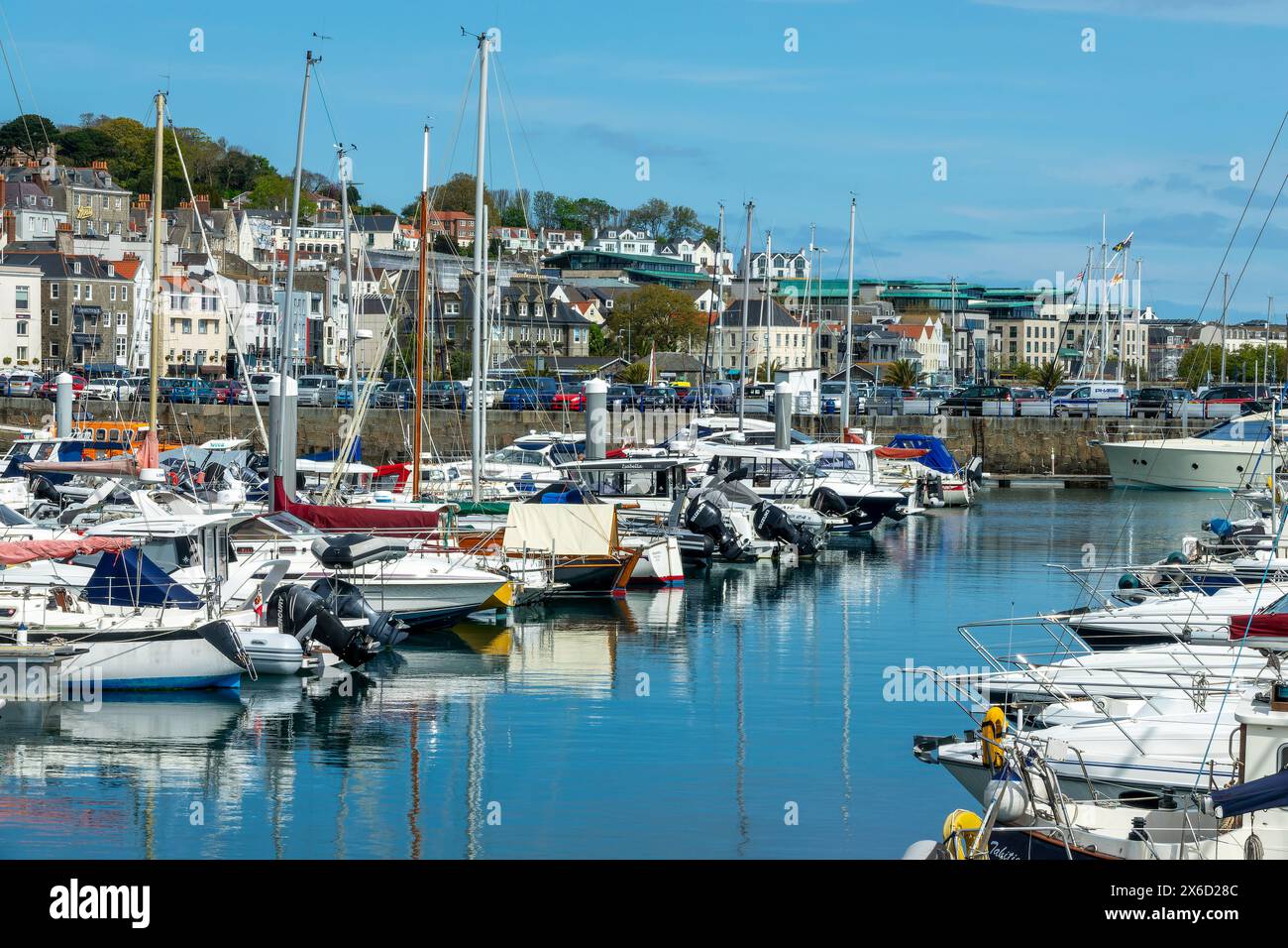 Marina of St Peter Port in guernsey, Channel Islands Stock Photo - Alamy