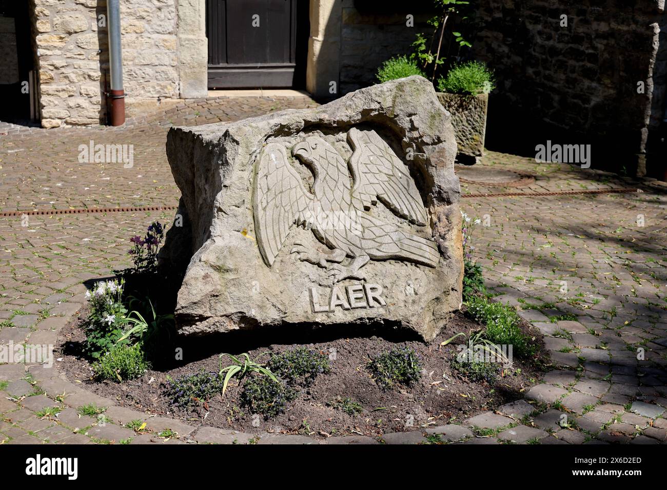 Rathaus, Außenansicht. Historisches Rathaus von 1599 wurde von 1979 ...