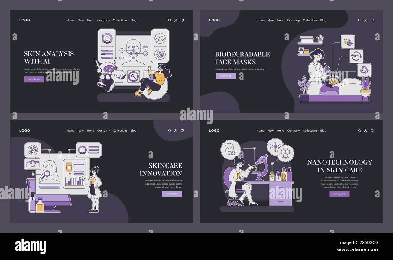 Skincare Innovation set. Advances in smart skin patches, online ...