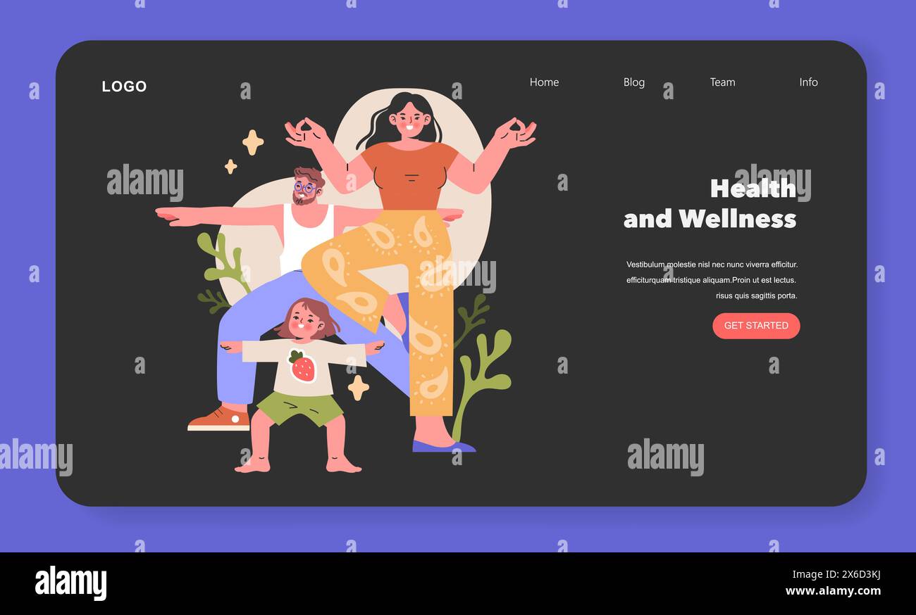 Playful family health care Stock Vector Images - Alamy