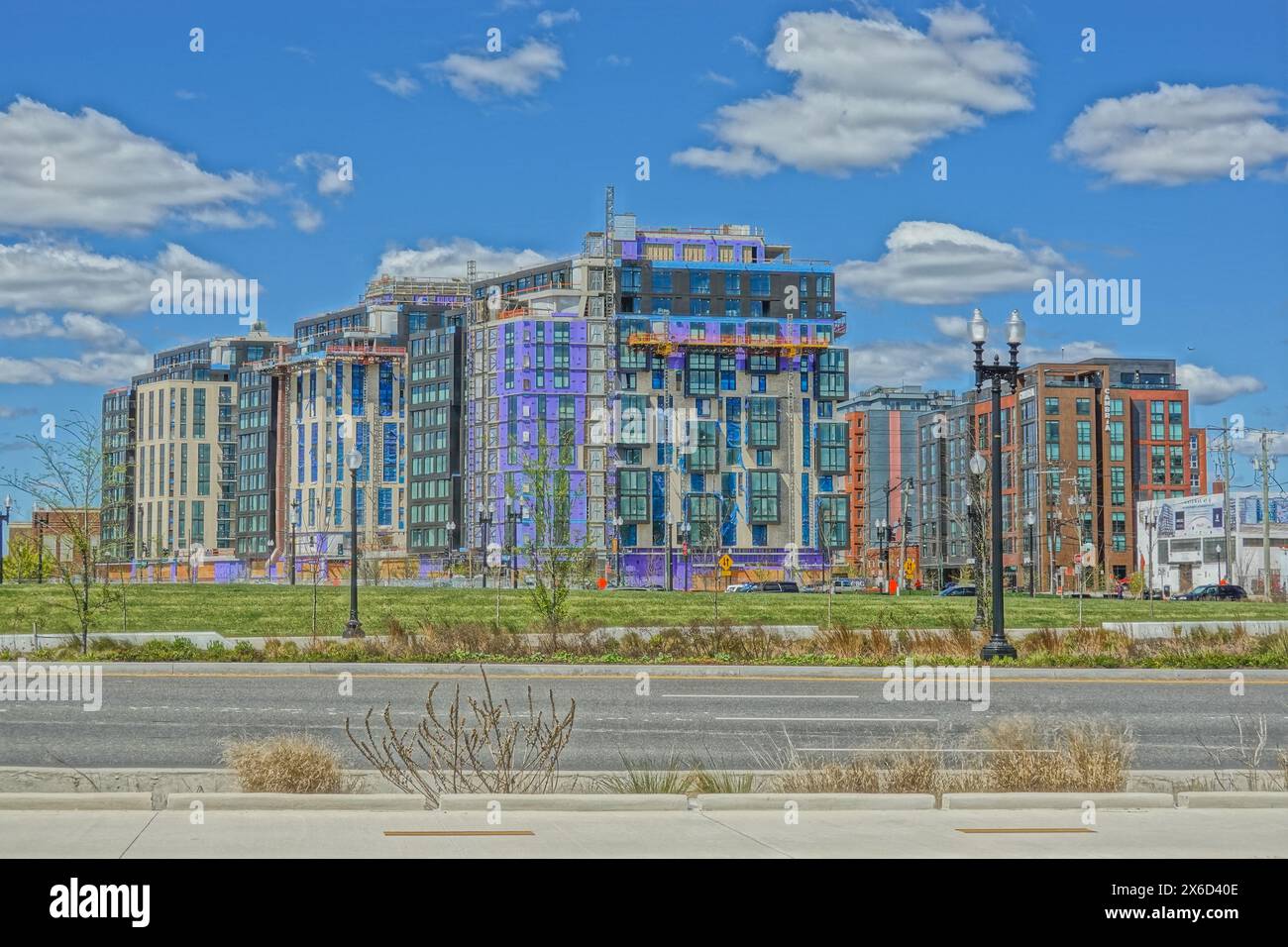 New Construction by the Nationals Baseball Stadium in Washington, DC ...