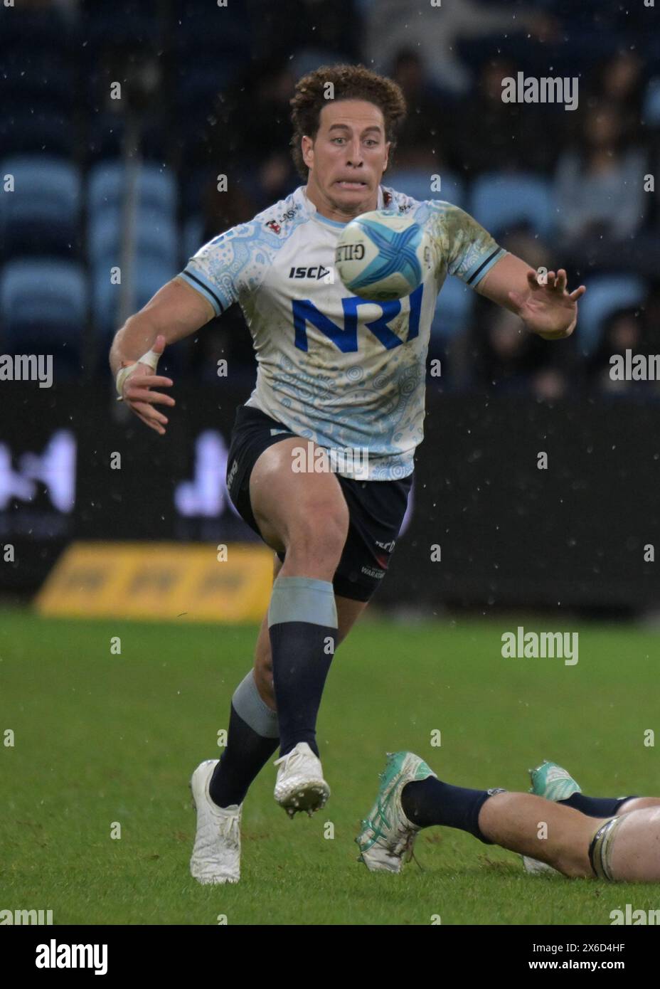 Mark Nawaqanitawase of NSW Waratahs seen in action during the 2024 ...