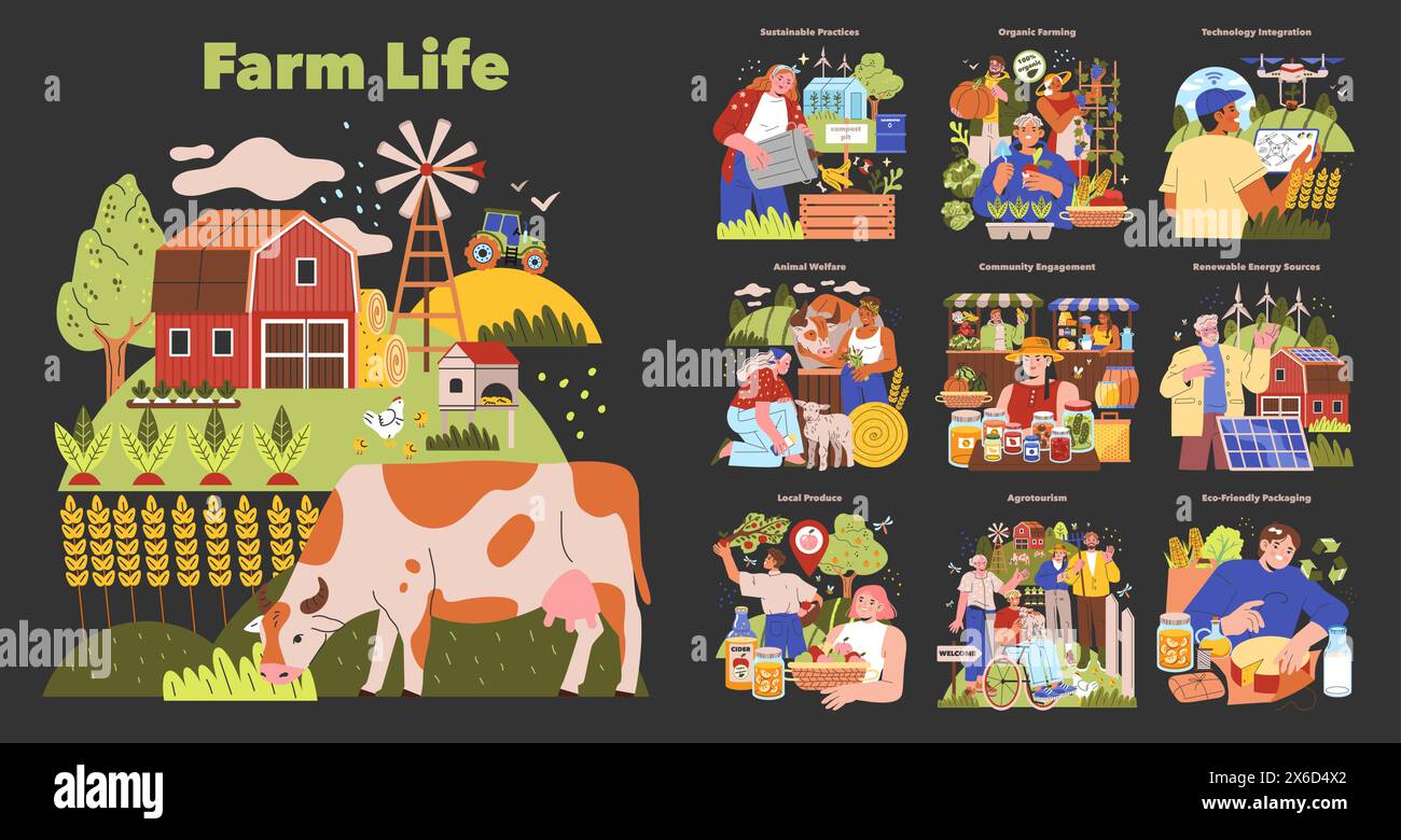 Compost farm bread Stock Vector Images - Alamy