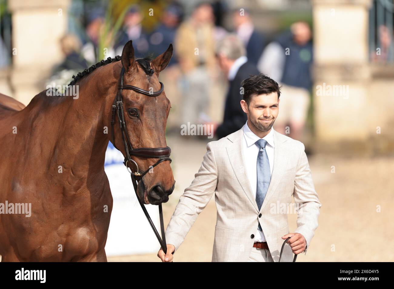Harry Mutch of Great Britain with Hd Bronze during the second horse ...