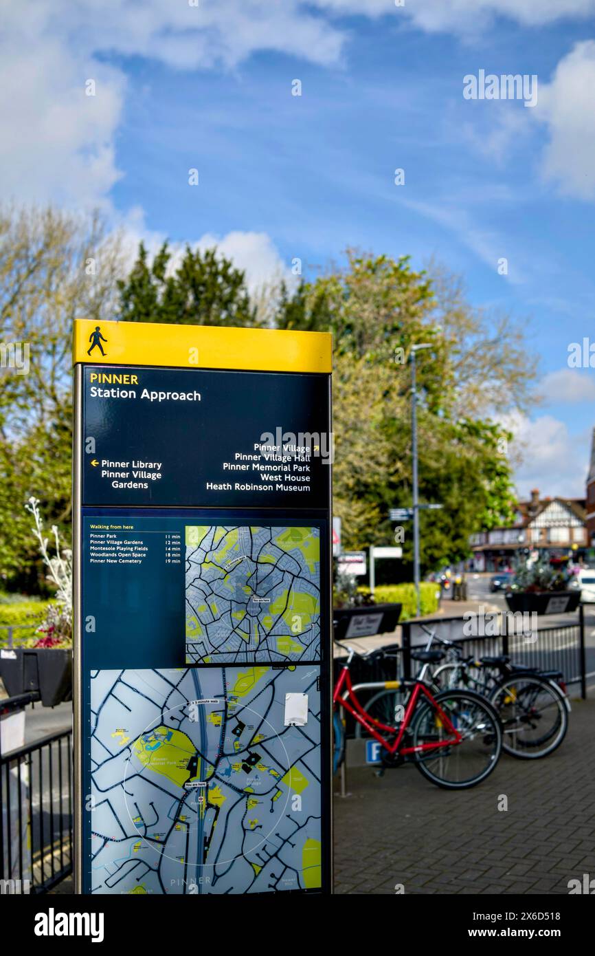 Station Approach Location Information, Pinner, Borough of Harrow ...