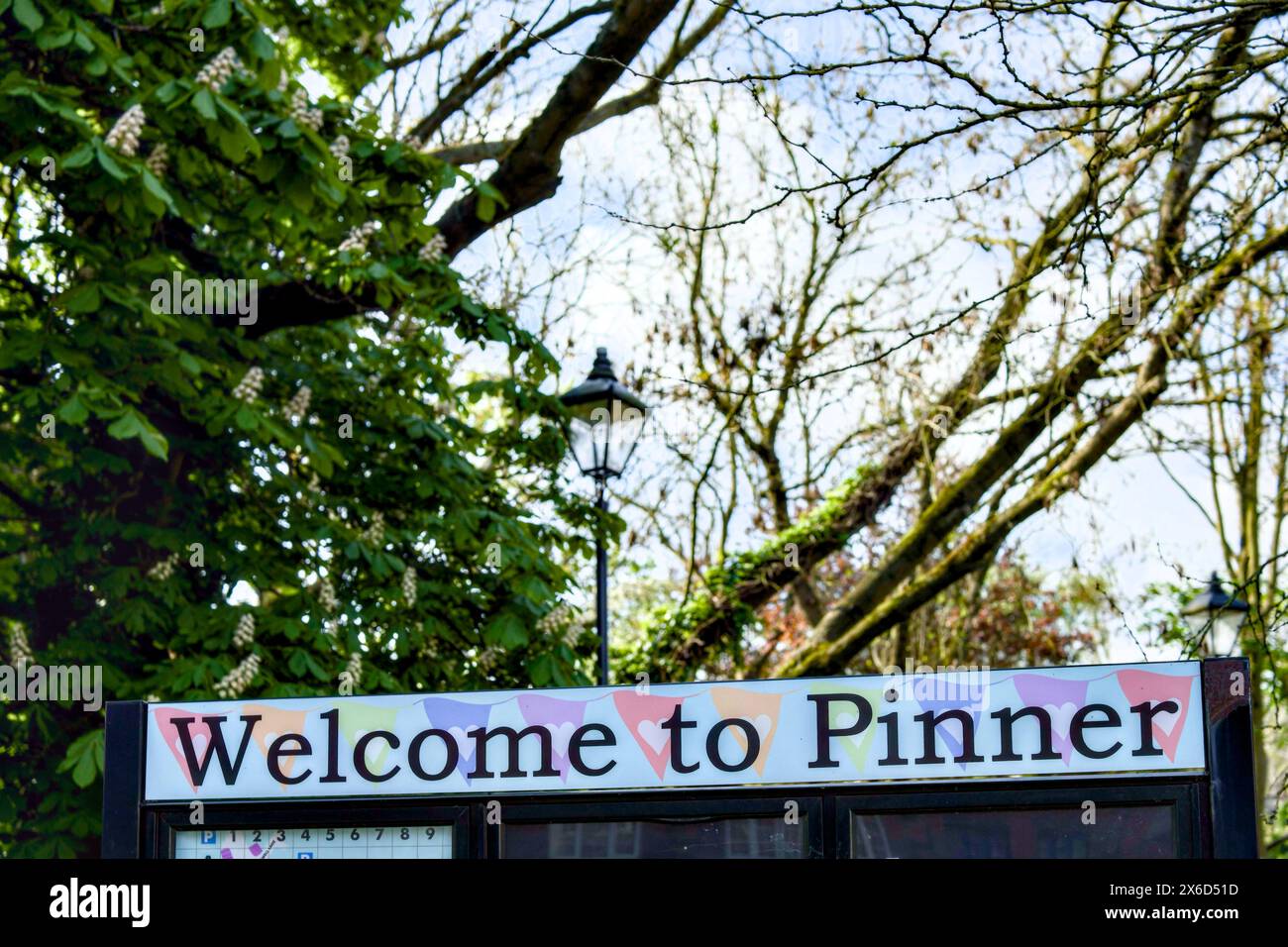 Welcome To Pinner Banner, Pinner, Borough of Harrow, London, England ...