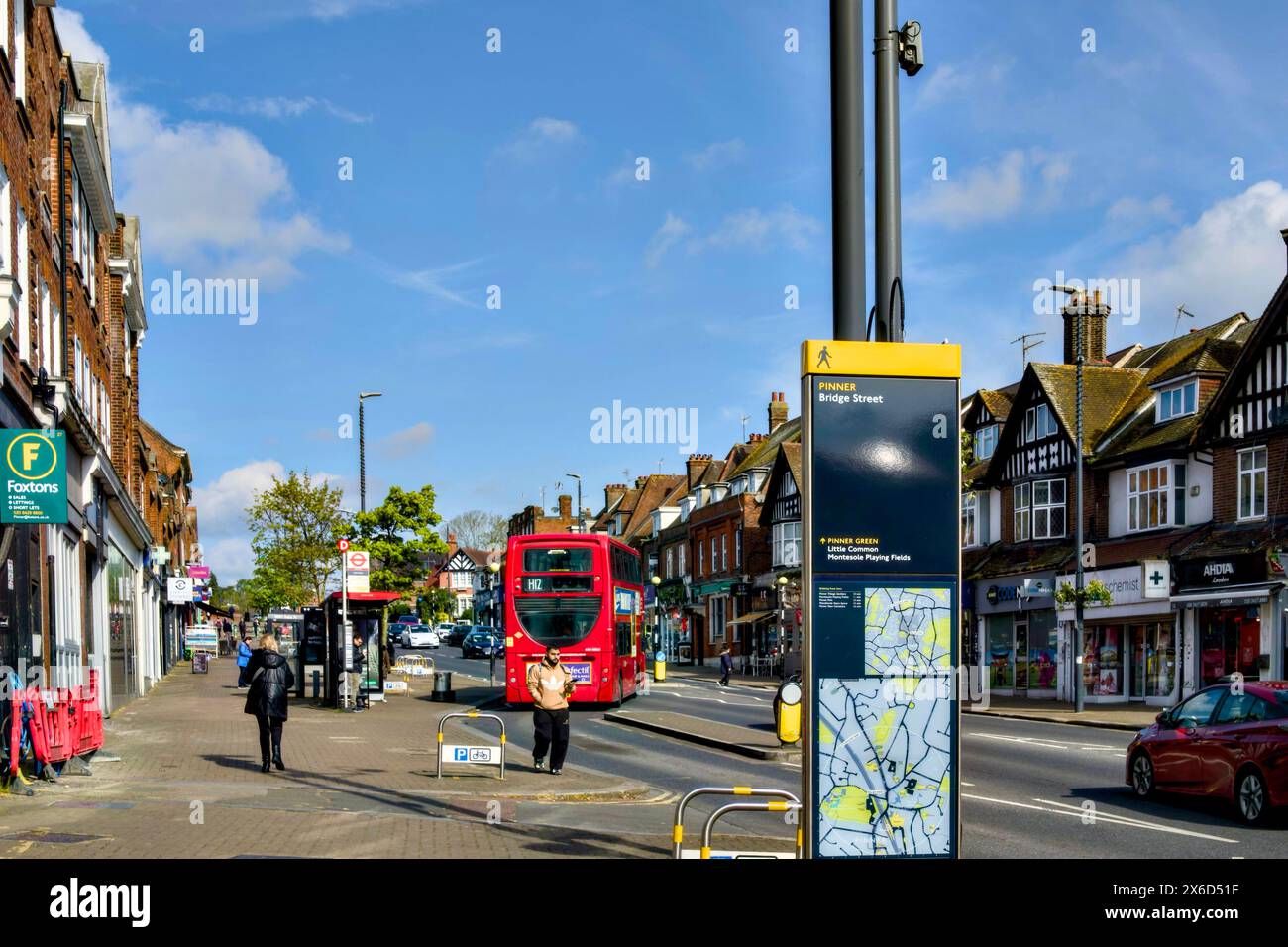 Bridge Street Location Information, Pinner, Borough of Harrow, London ...