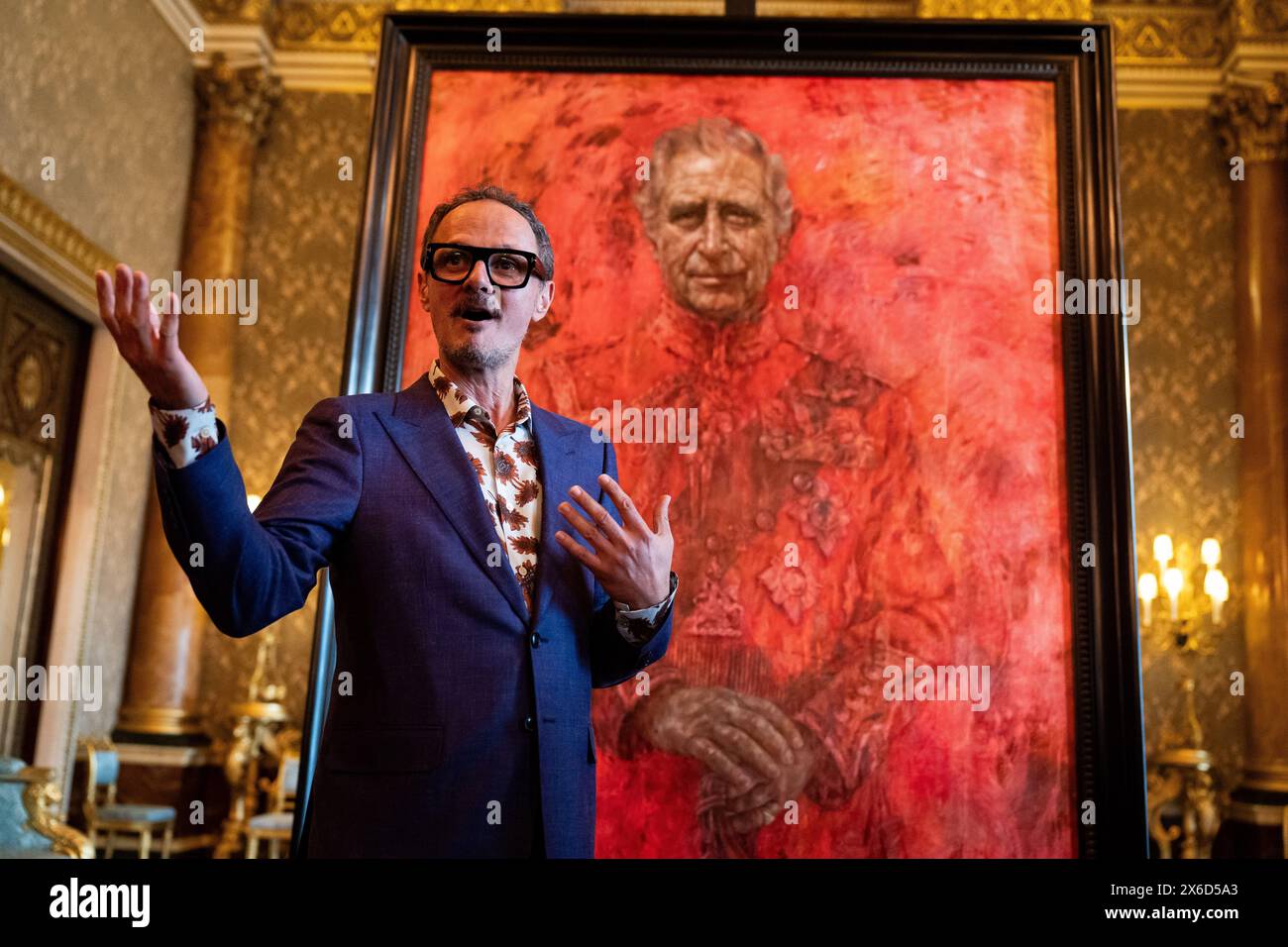 Artist Jonathan Yeo, at the unveiling of artist Jonathan Yeo's portrait ...