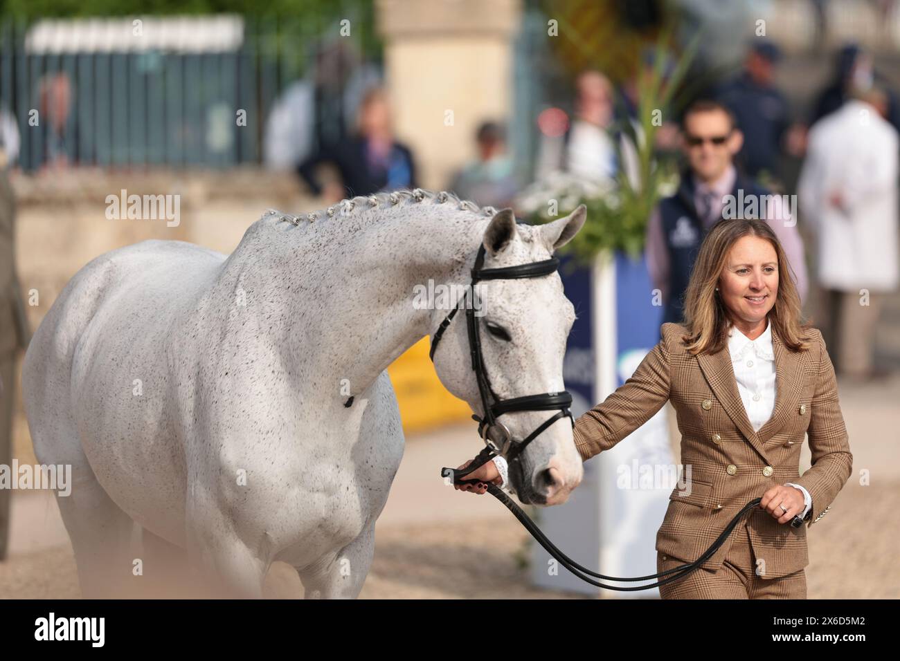 Jessica Phoenix of Canada with Wabbit during the second horse ...