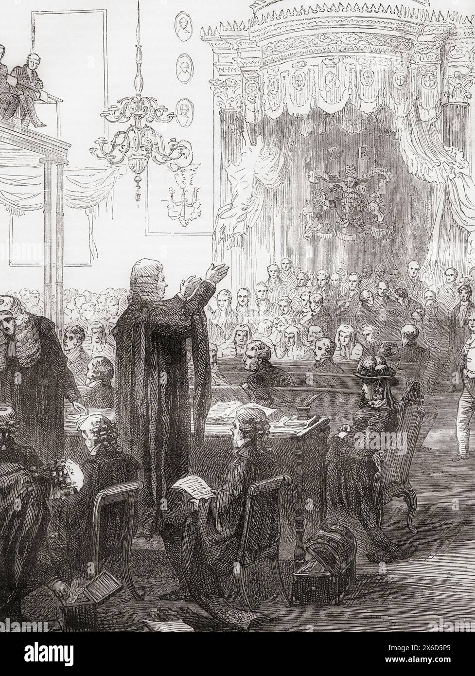 The trial of Queen Caroline, Mr Brougham's speech for the defence, 1820 ...