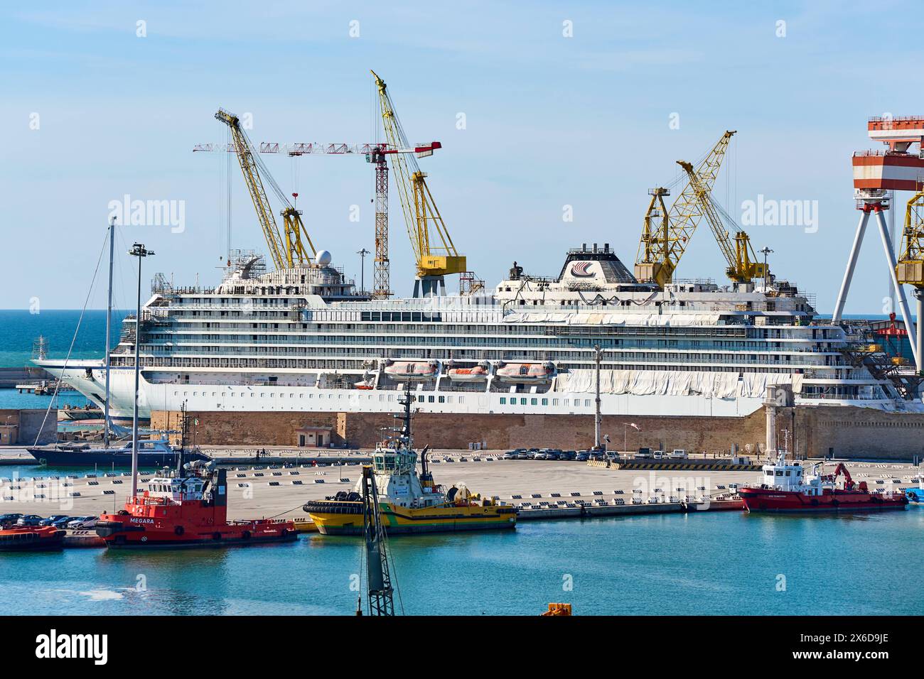 Ancona, Italy - May 10, 2024: The cruise ship Viking Vela in the ...