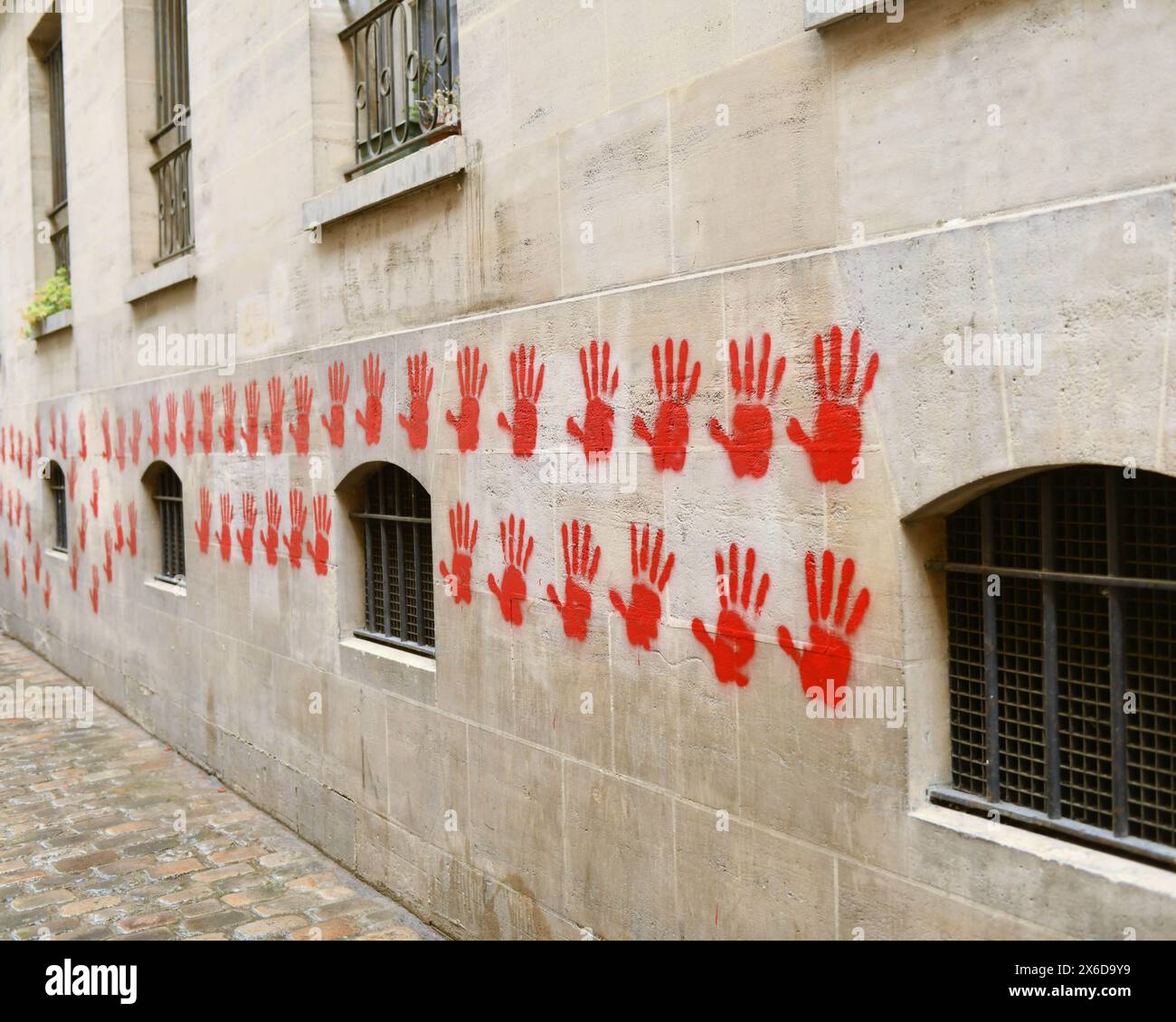Paris, France. 14th May, 2024. "Wall of the Righteous" (Mur des Justes ...