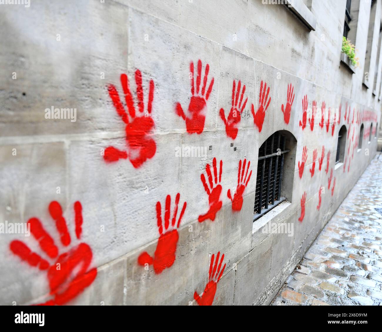 Paris, France. 14th May, 2024. "Wall of the Righteous" (Mur des Justes ...