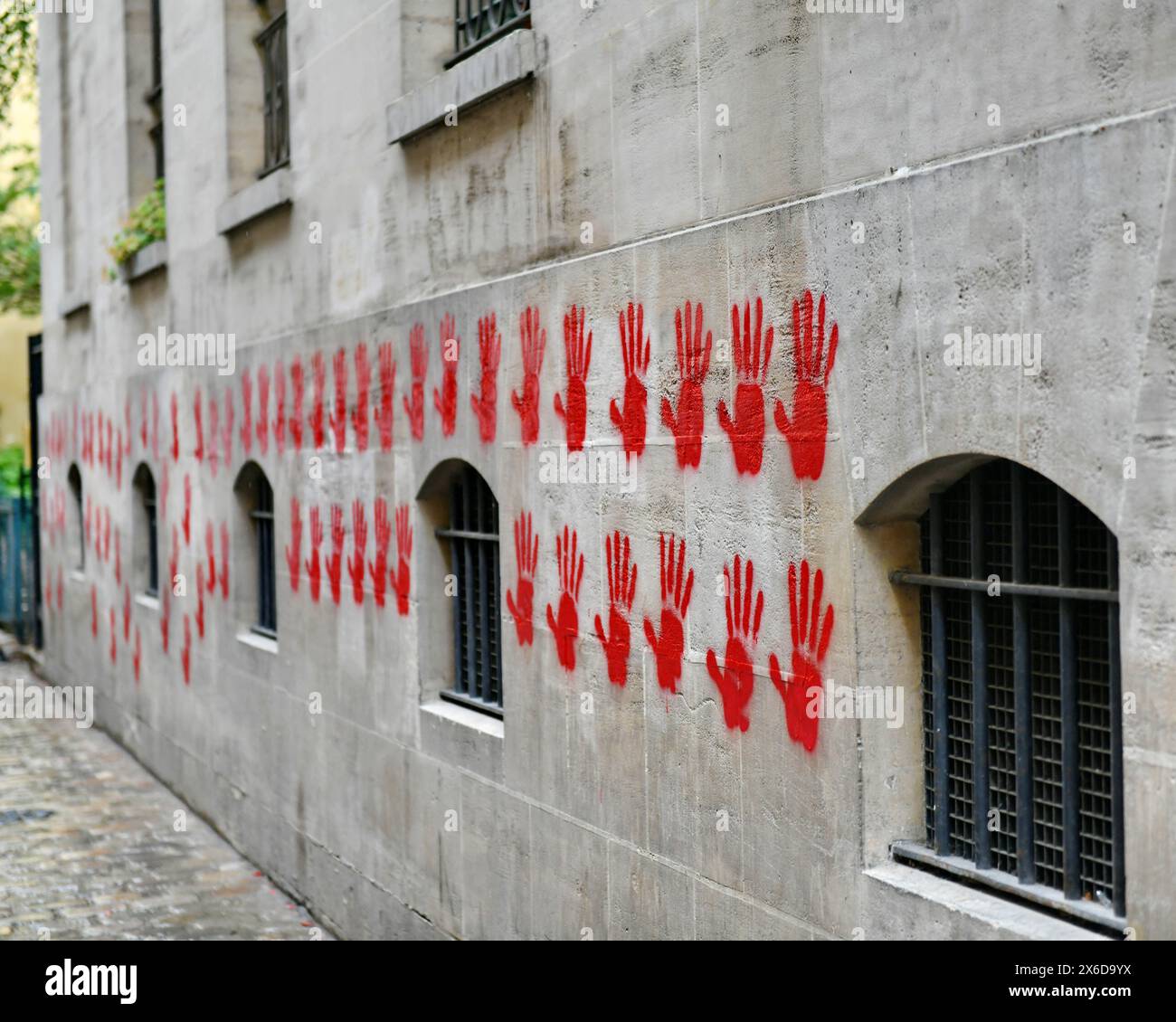 Paris, France. 14th May, 2024. "Wall of the Righteous" (Mur des Justes ...
