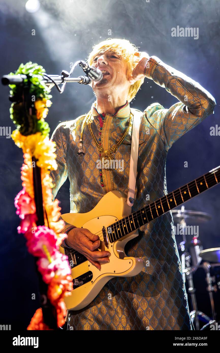 Milan Italy. 13th May 2024. The English band KULA SHAKER performs live ...
