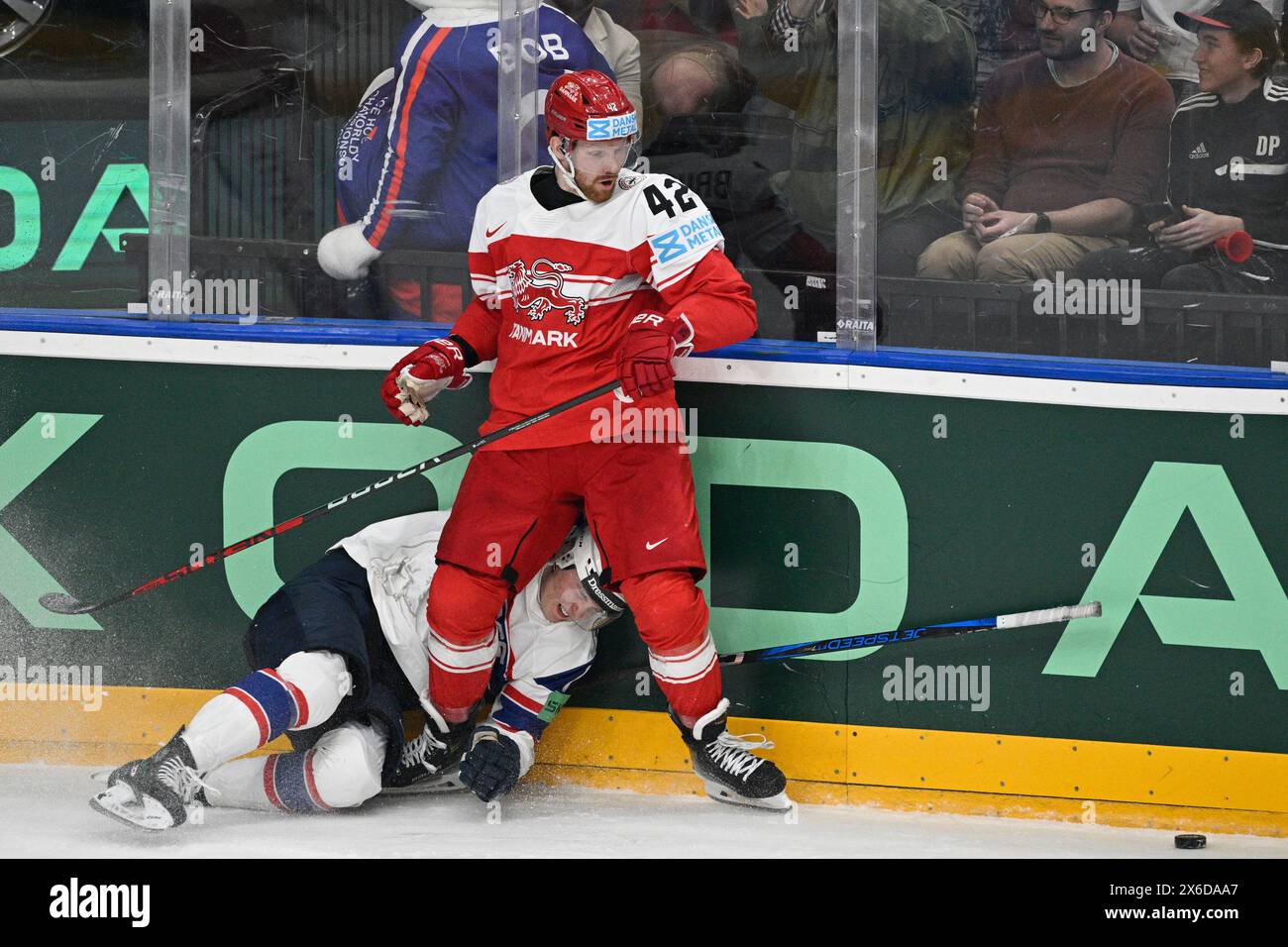 Prague, Czech Republic. 14th May, 2024. L-R Noah Steen (NOR) and ...