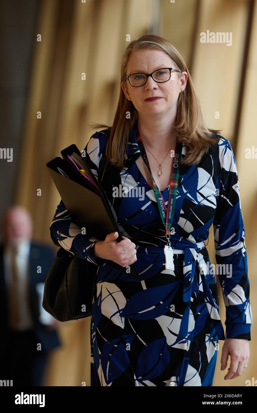 Edinburgh Scotland, UK 14 May 2024. Cabinet Secretary for Social ...