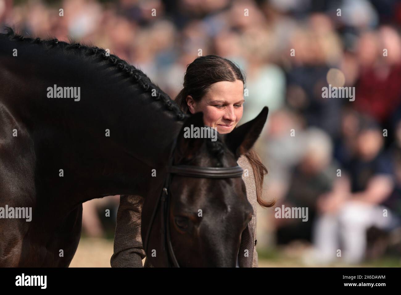Nicky Hill of Great Britain with Mgh Bingo Boy during the second horse ...