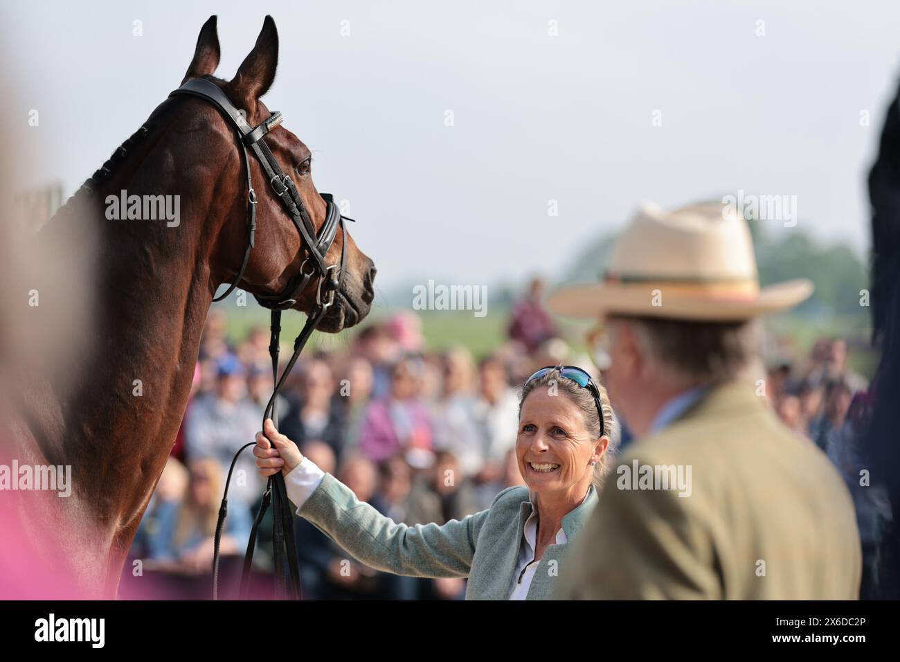 Sarah Ennis of Ireland with Grantstown Jackson during the second horse ...