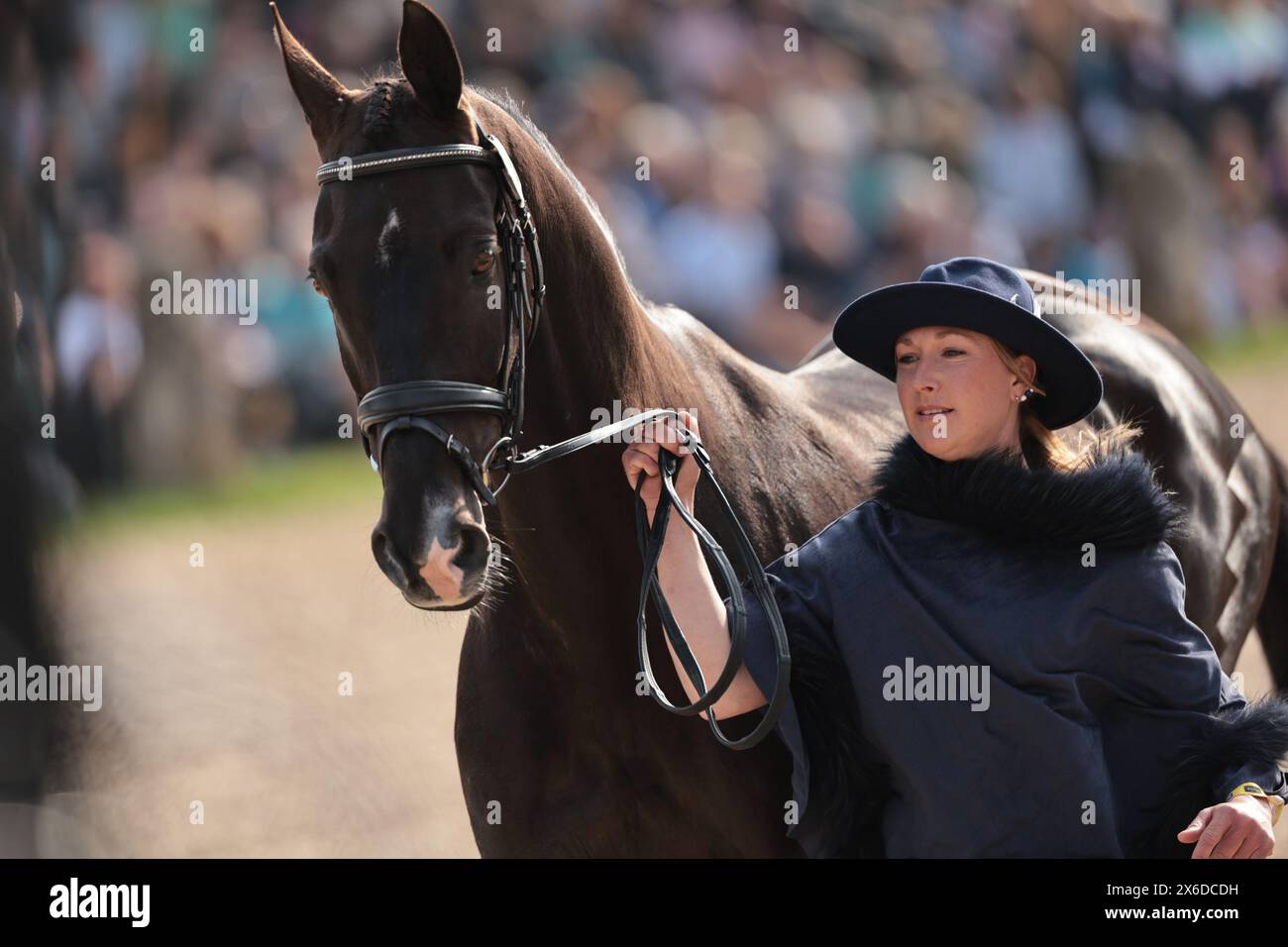 Tiana Coudray of the United States with Cancaras Girl during the second ...