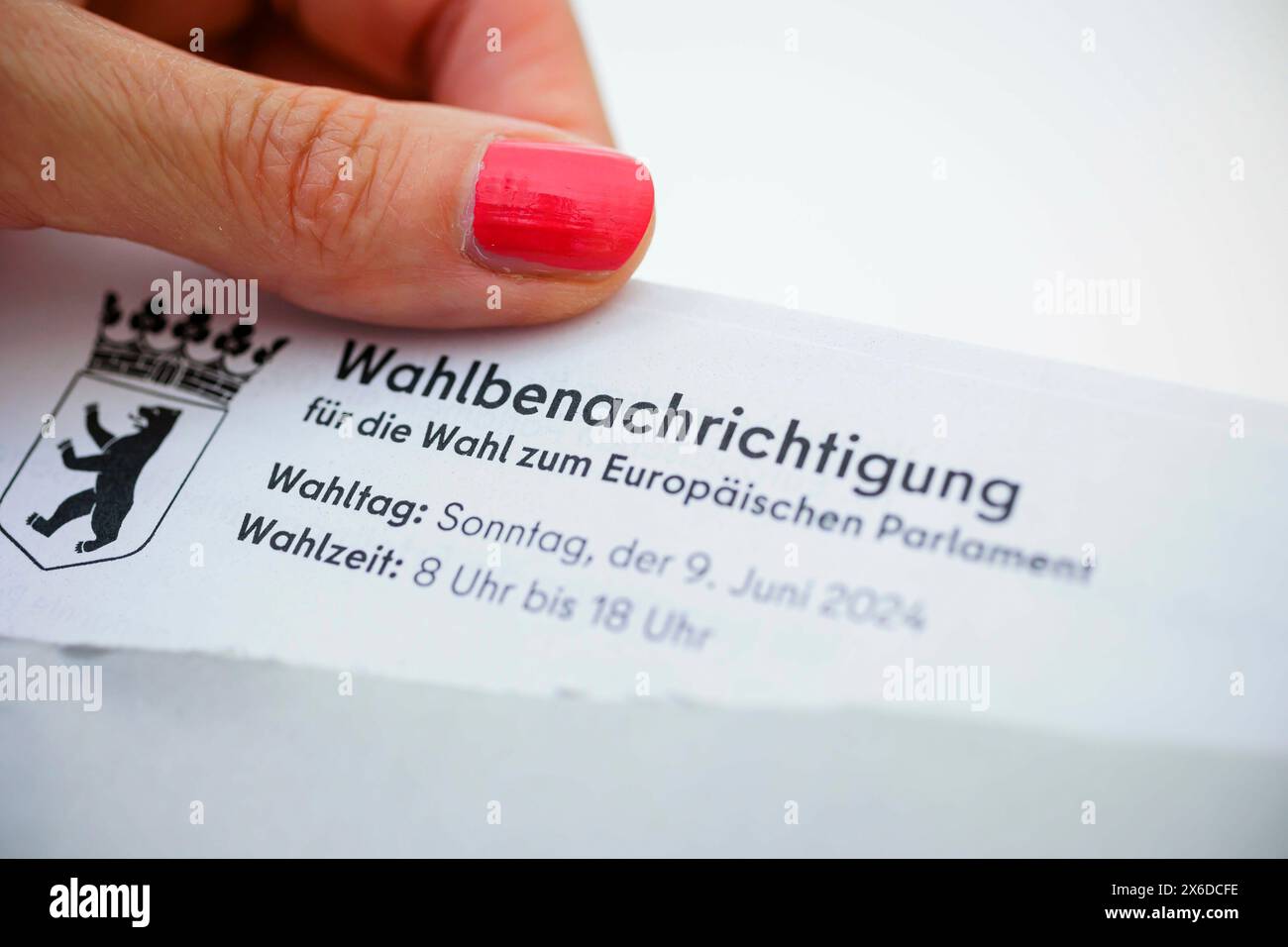 Berlin, Deutschland. 14th May, 2024. Symbolic photo: A voting ...