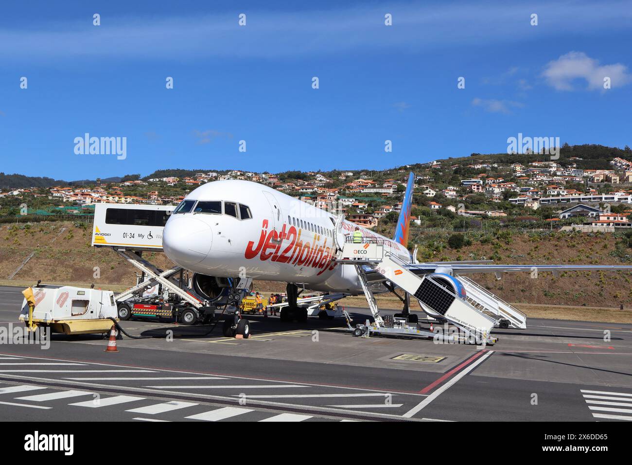 Jet2 holidays Boeing 757-200 at Cristiano Ronaldo international airport ...