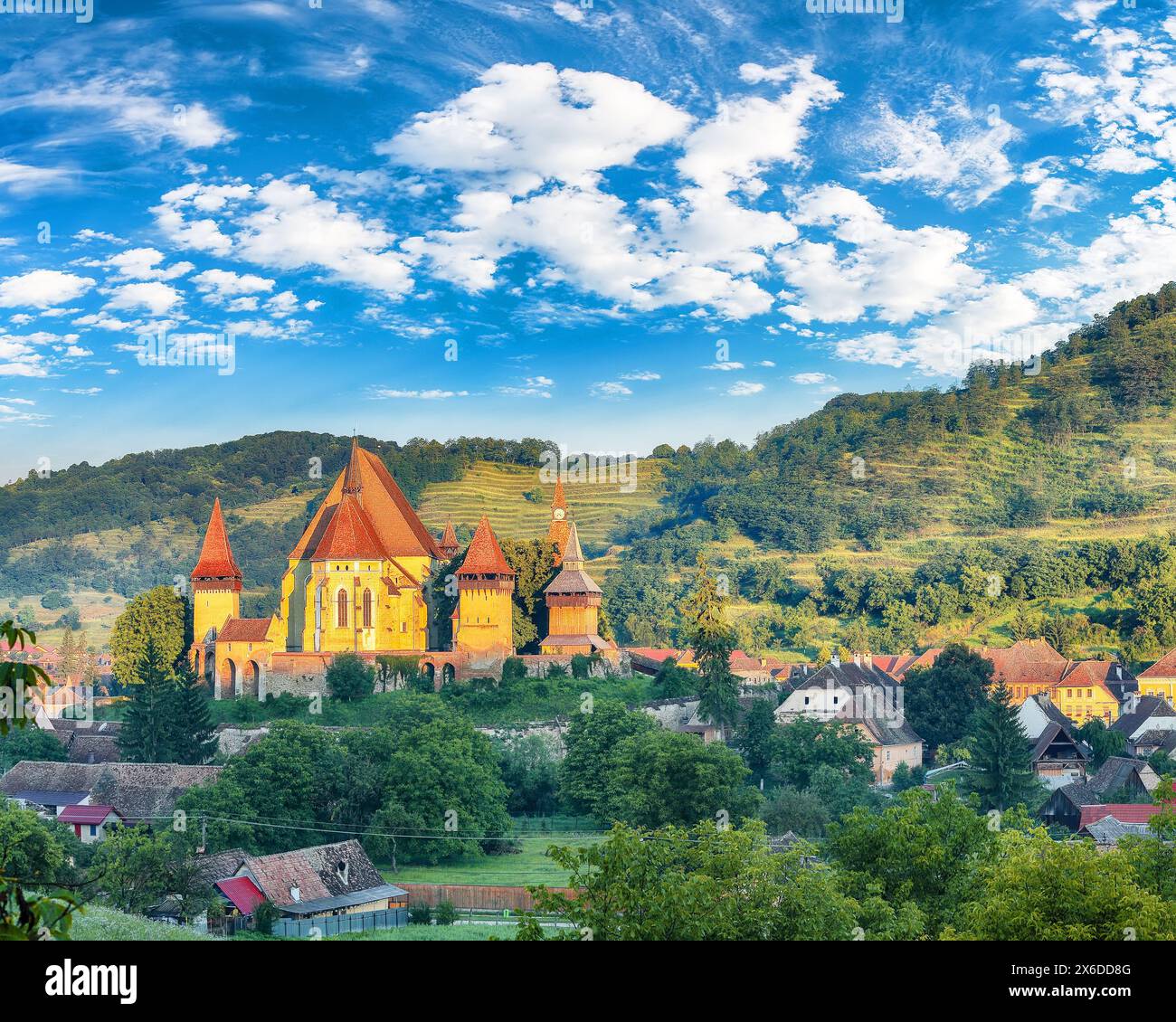 Amazing medieval architecture of Biertan fortified Saxon church in ...